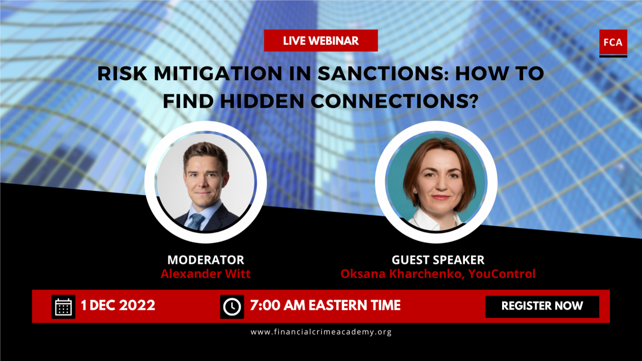 FCA Live Webinar: Risk Mitigation in Sanctions: Finding Hidden ...